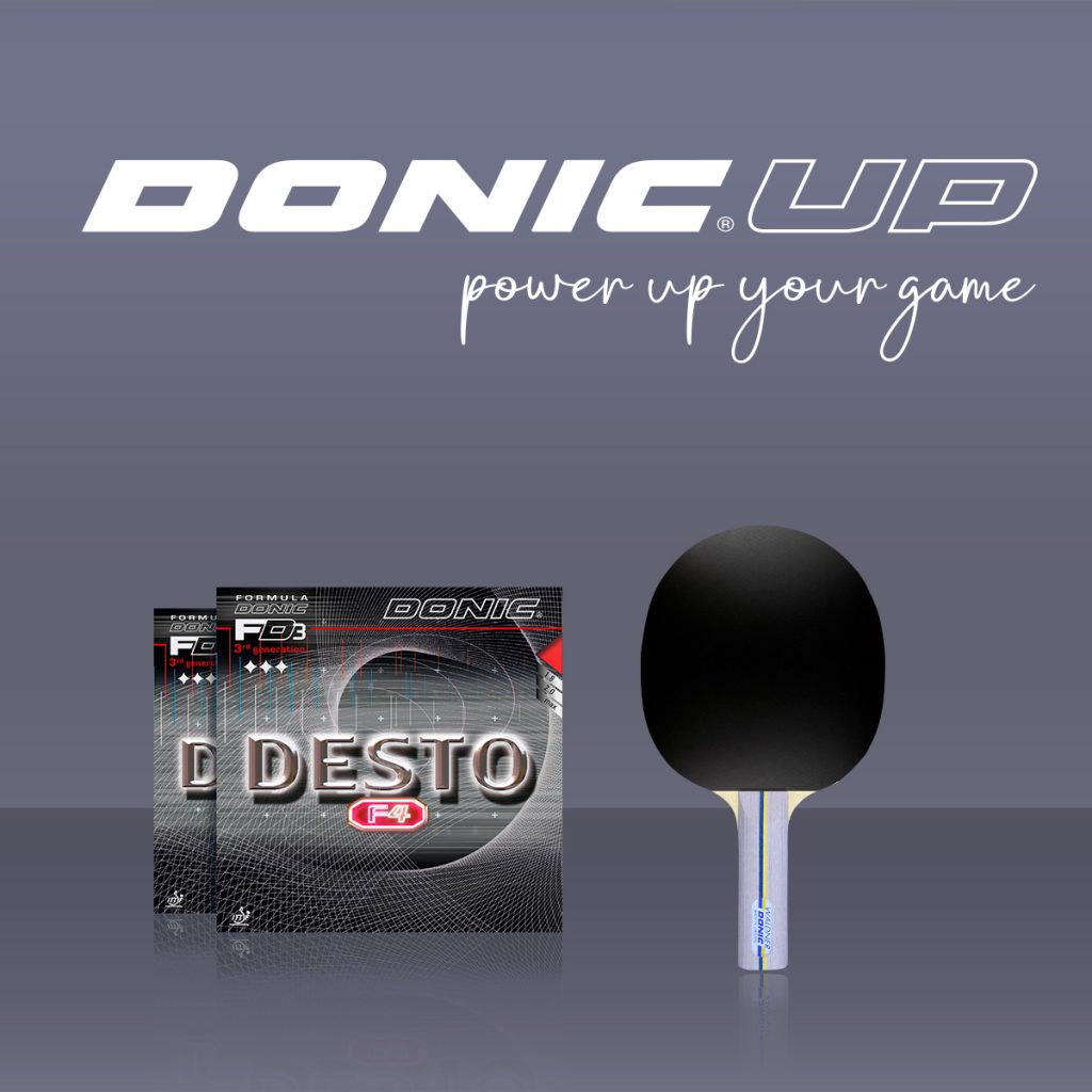 Donic Waldner Offensive Flared + Donic Desto F4 - Jarvis Sports | Table ...